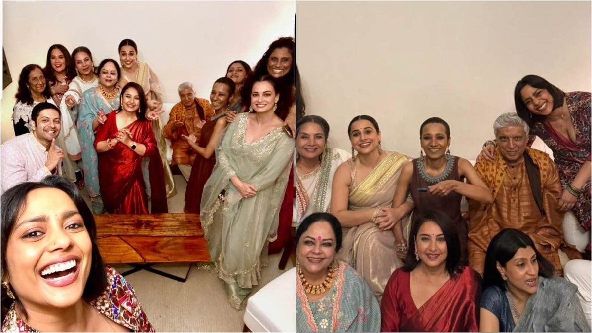 Javed Akhtar, Shabana Azmi Enjoy ‘Diwali Gathering’ With Vidya Balan ...