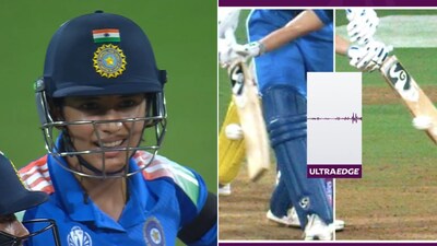 Smriti Mandhana Smiles In Disbelief After Getting Out In Women's WC ...
