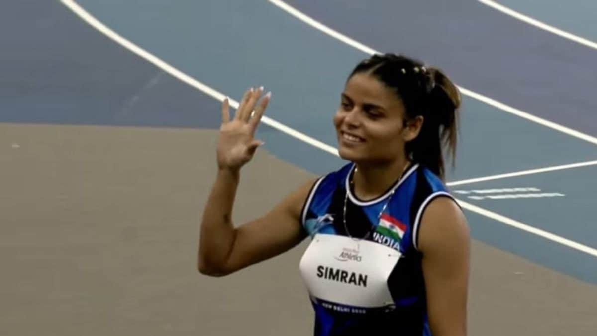 Watch | Indian Sprinter Simran Sharma's Historic Effort At The World ...