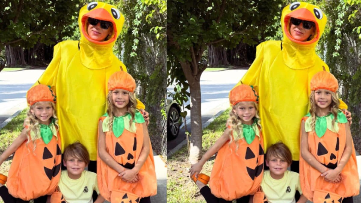 Pregnant Anna Kournikova Shares Rare Instagram Post Of Halloween Outing ...