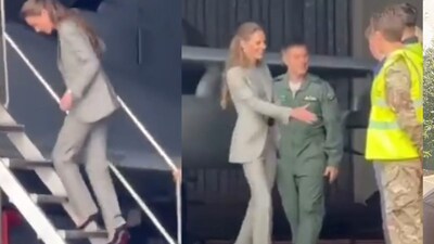 ‘Not A Single Misstep’: Princess Kate Middleton Turns Aircraft Stairs ...