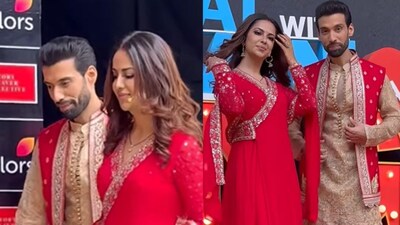 Watch: Newlyweds Avika Gor And Milind Chandwani In Matching Outfits On ...