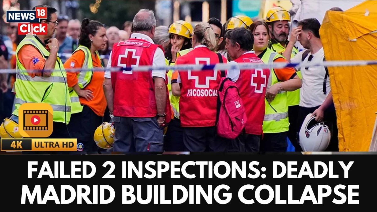 Four Dead As Six-Storey Building Collapses In Central Madrid - News18