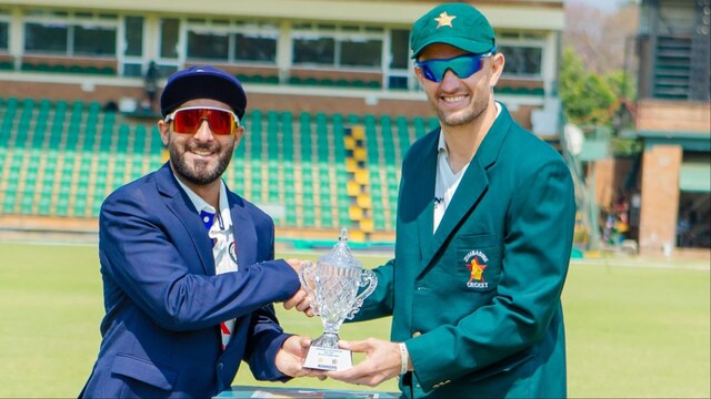 Zimbabwe Vs Afghanistan Highlights, One-Off Test Day 1: Brad Evans ...