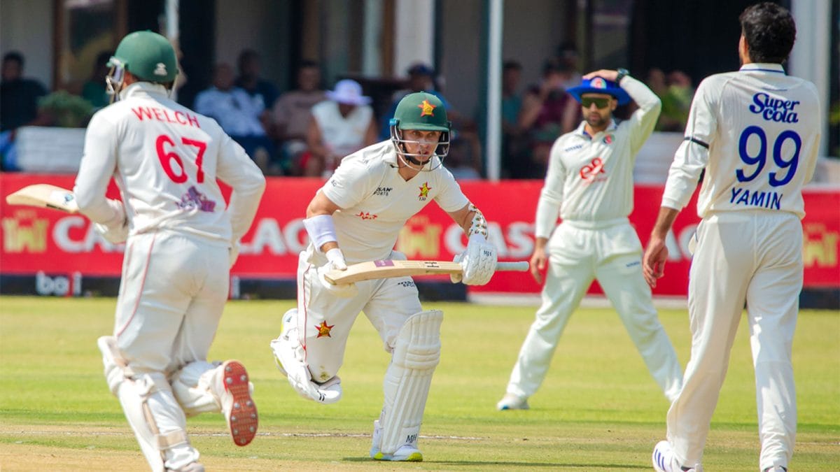 Zimbabwe Vs Afghanistan Highlights, Only Test Day 2: AFG Trail ZIM By ...