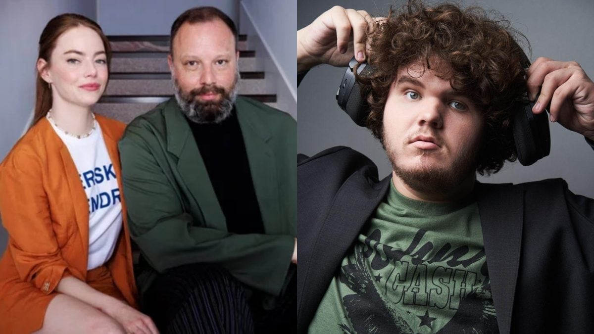 Bugonia's Emma Stone, Yorgos Lanthimos On Aidan Delbis' 'Brave' Debut ...