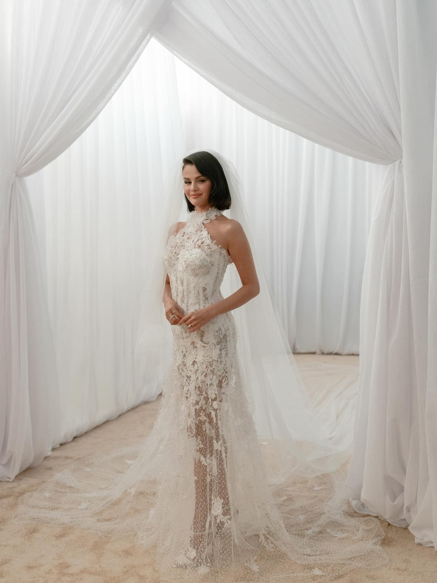 Selena Gomez Shares Unseen Photos Of Her Three Ethereal Bridal Looks