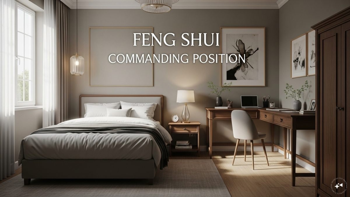 Commanding Position In Feng Shui | Bed, Desk & Stove Placement ...