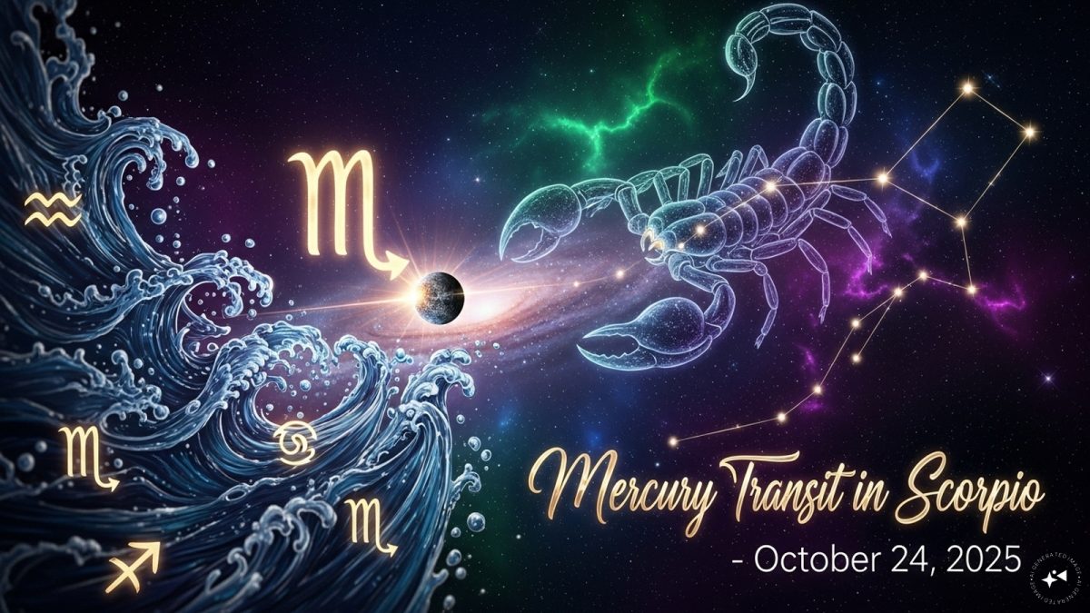 Mercury Transit In Scorpio On October 24, 2025: Budh Gochar In Vrischik ...