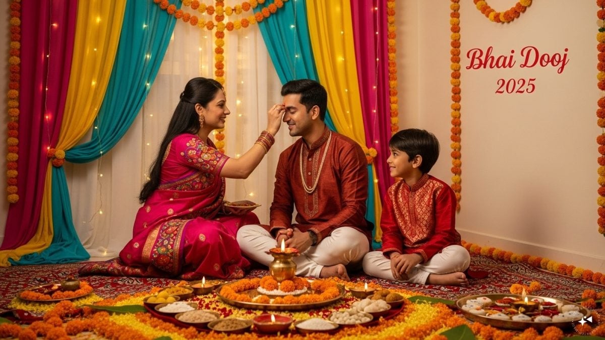 Bhai Dooj 2025 | Tilak Time Today, Bhaiya Dooj Puja Time, Rituals ...