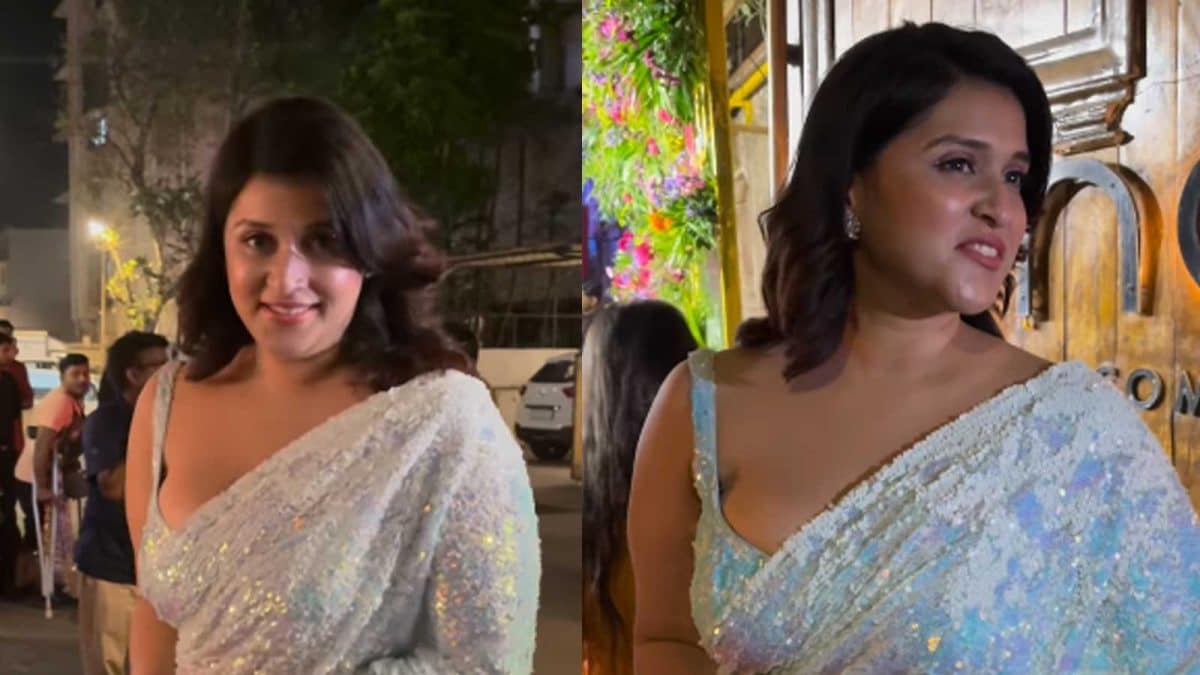 Mannara Chopra Defines Glitter, Glitz And Glamour In A Saree; Fans Say ‘Yeh Wali De Dijiye ...