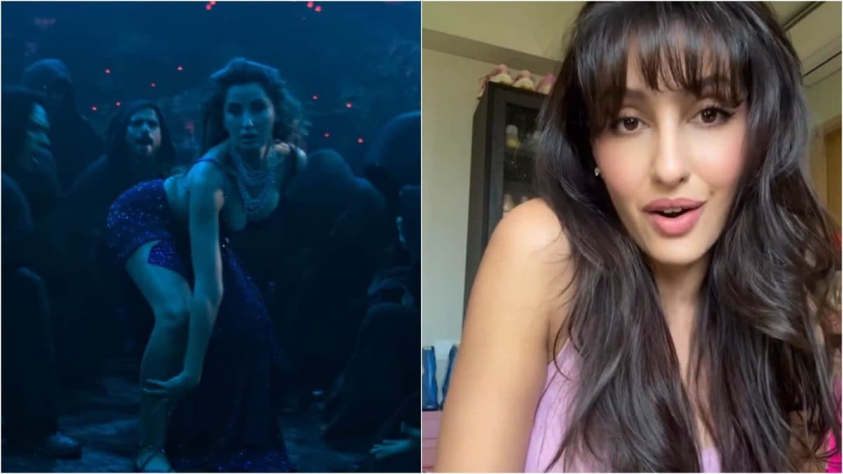 Nora Fatehi Announces Return To Bollywood Dance Numbers With Thamma Song | Video | Bollywood ...