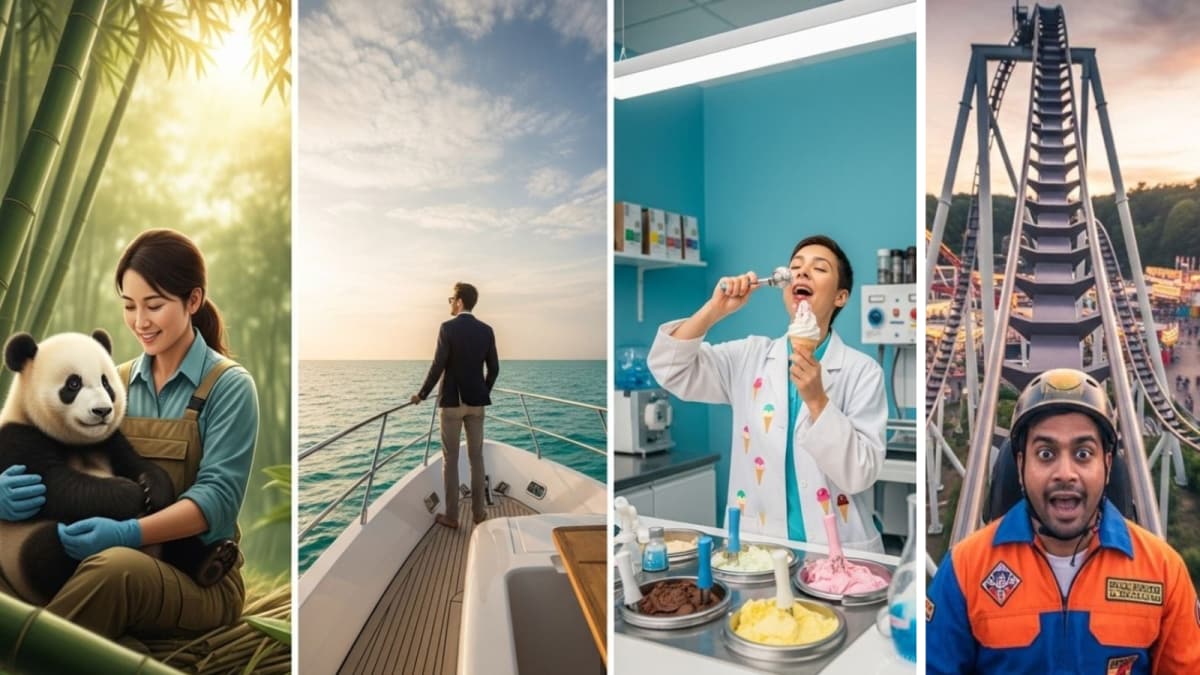 From Ice Cream Tasting To Theme Park Rides: These 5 Dream Jobs Pay In ...