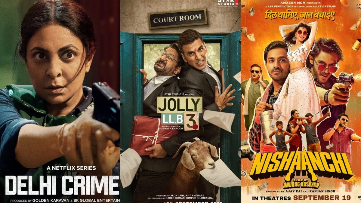 OTT Releases This Week: Delhi Crime 3, Jolly LLB 3, Nishaanchi And More ...