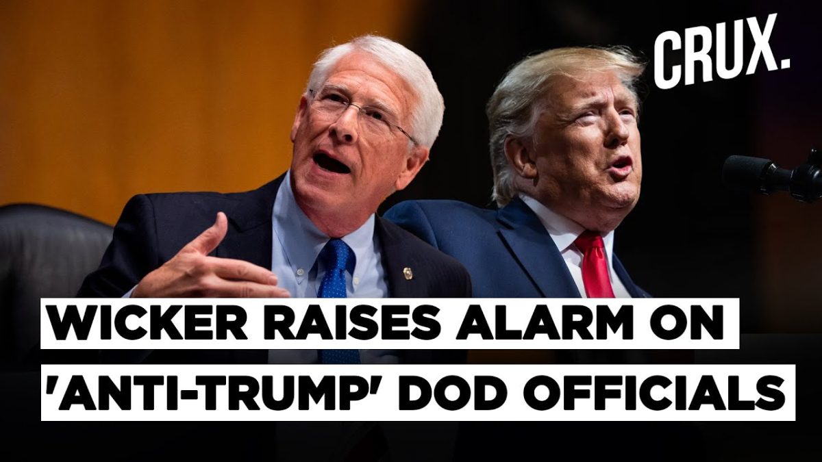 "Unsettling Trend" Roger Wicker Raises Alarm On DoD Officials Not ...