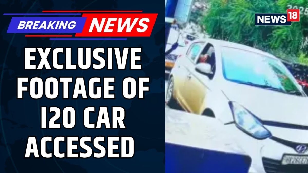 CCTV Footage Shows i20 Parked Near Red Fort Metro Station, Just Moments ...