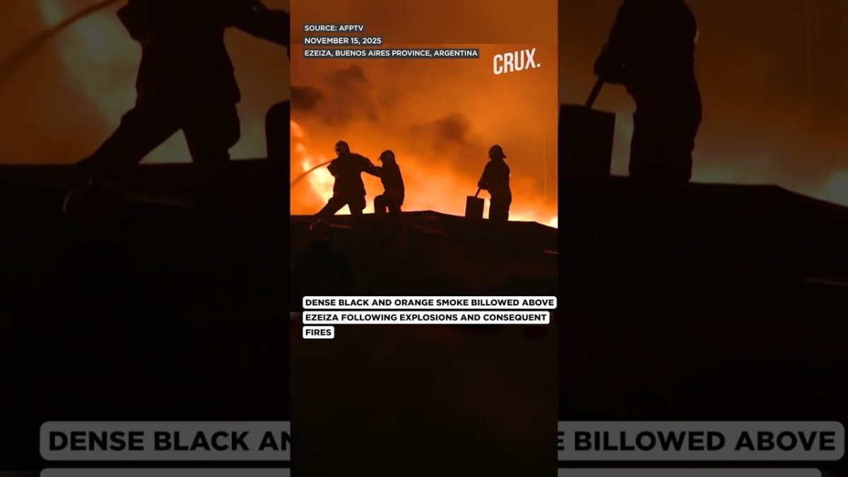 WATCH: Explosions Rock Argentina Industrial Park, Flames Send Debris ...