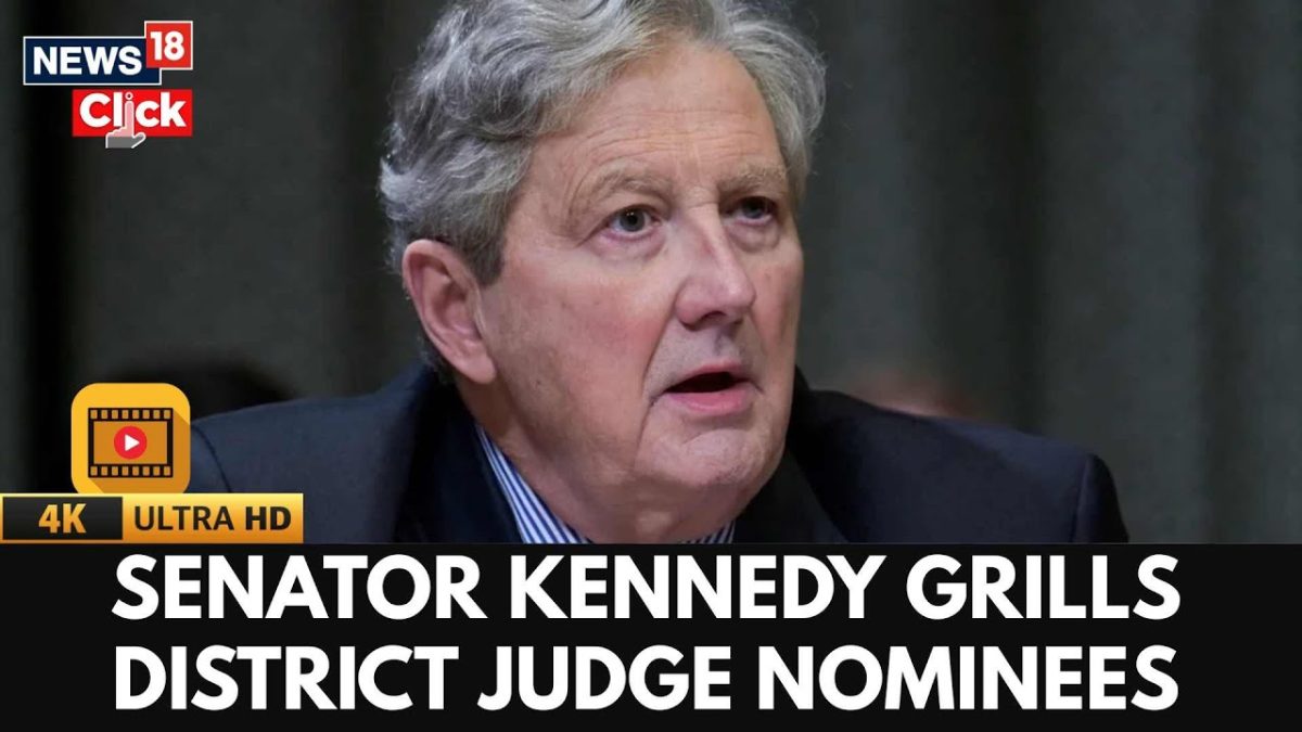 Senator John Kennedy Grills District Judge Nominees During Judiciary ...