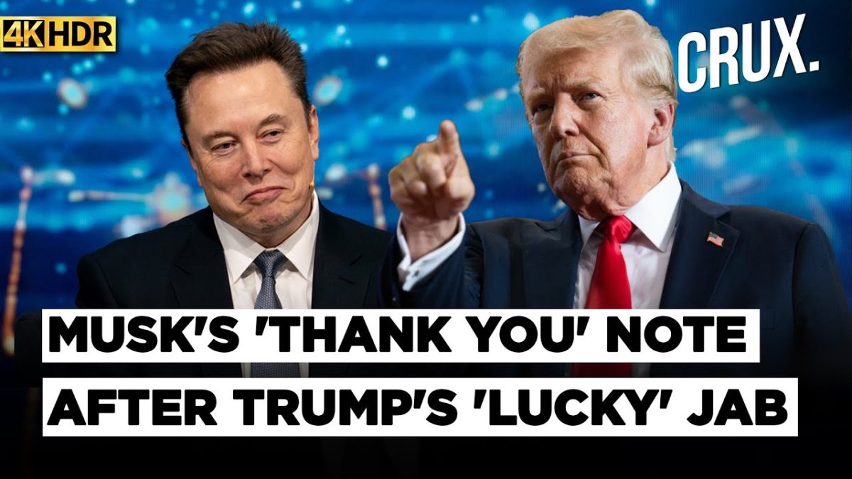 "You Are So Lucky I'm With You" Trump Teases Elon Musk, Gets Thank You ...