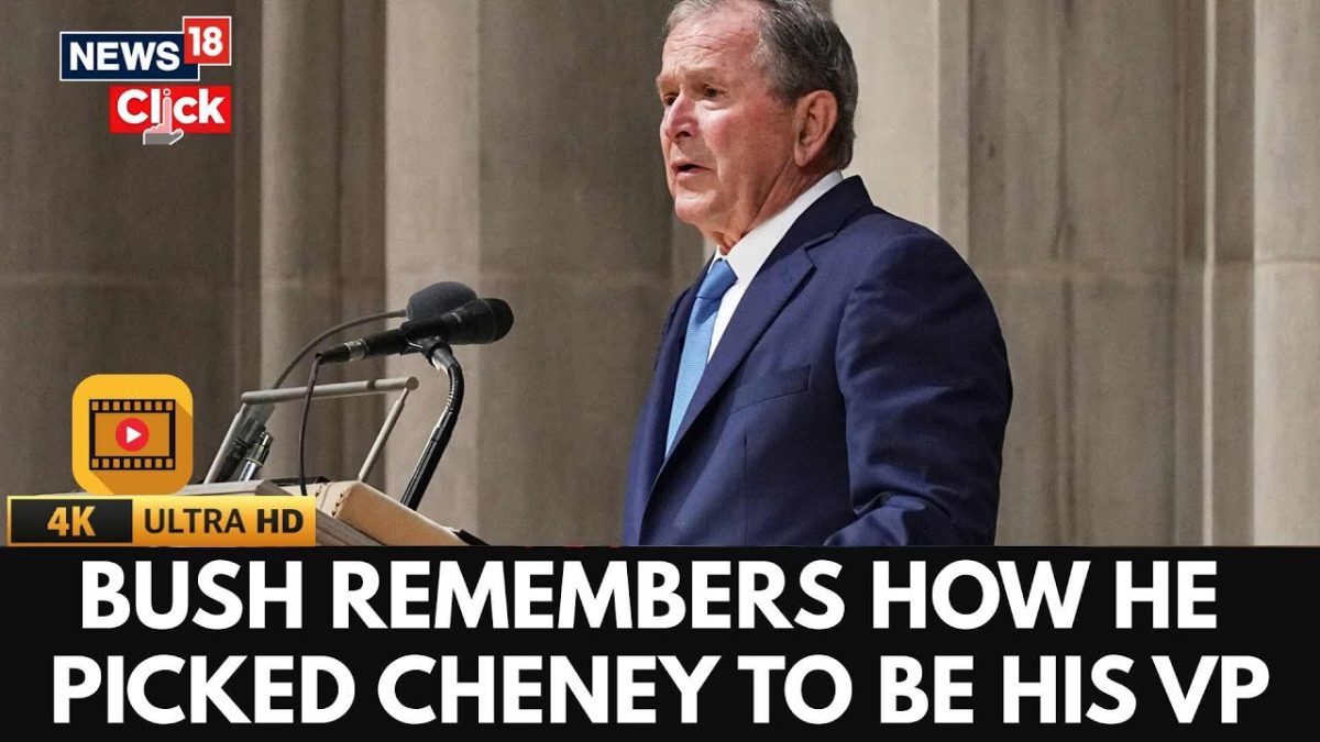 George Bush Remembers How He Picked Cheney To Be His VP | Dick Cheney ...