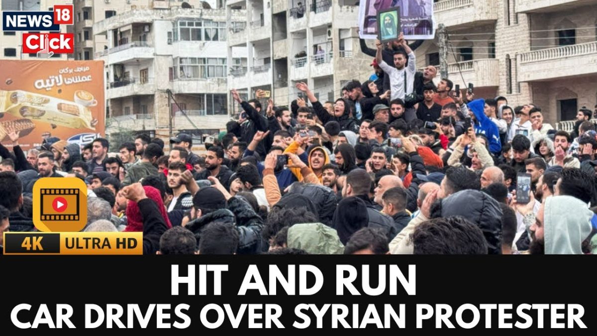 Vehicle Drives Into Crowd at Syrian Protest | Incident Explained ...