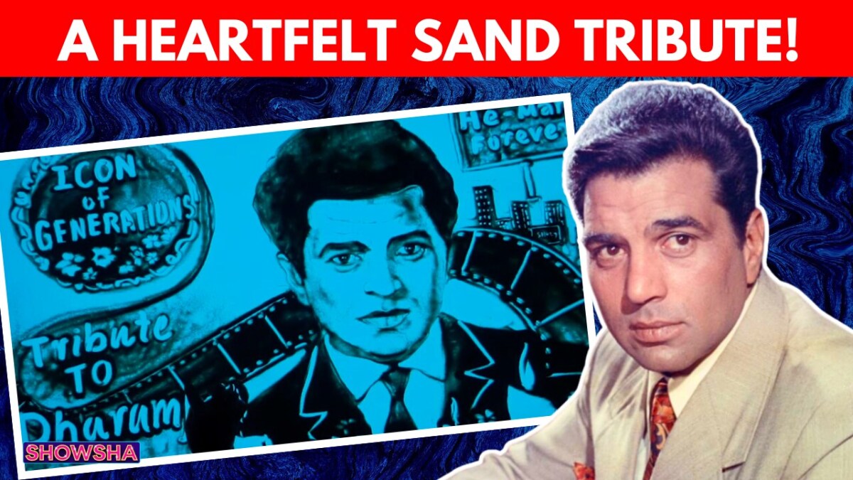 Beautiful Sand Ode To Dharmendra Created On Puri Beach By Artist Manas ...