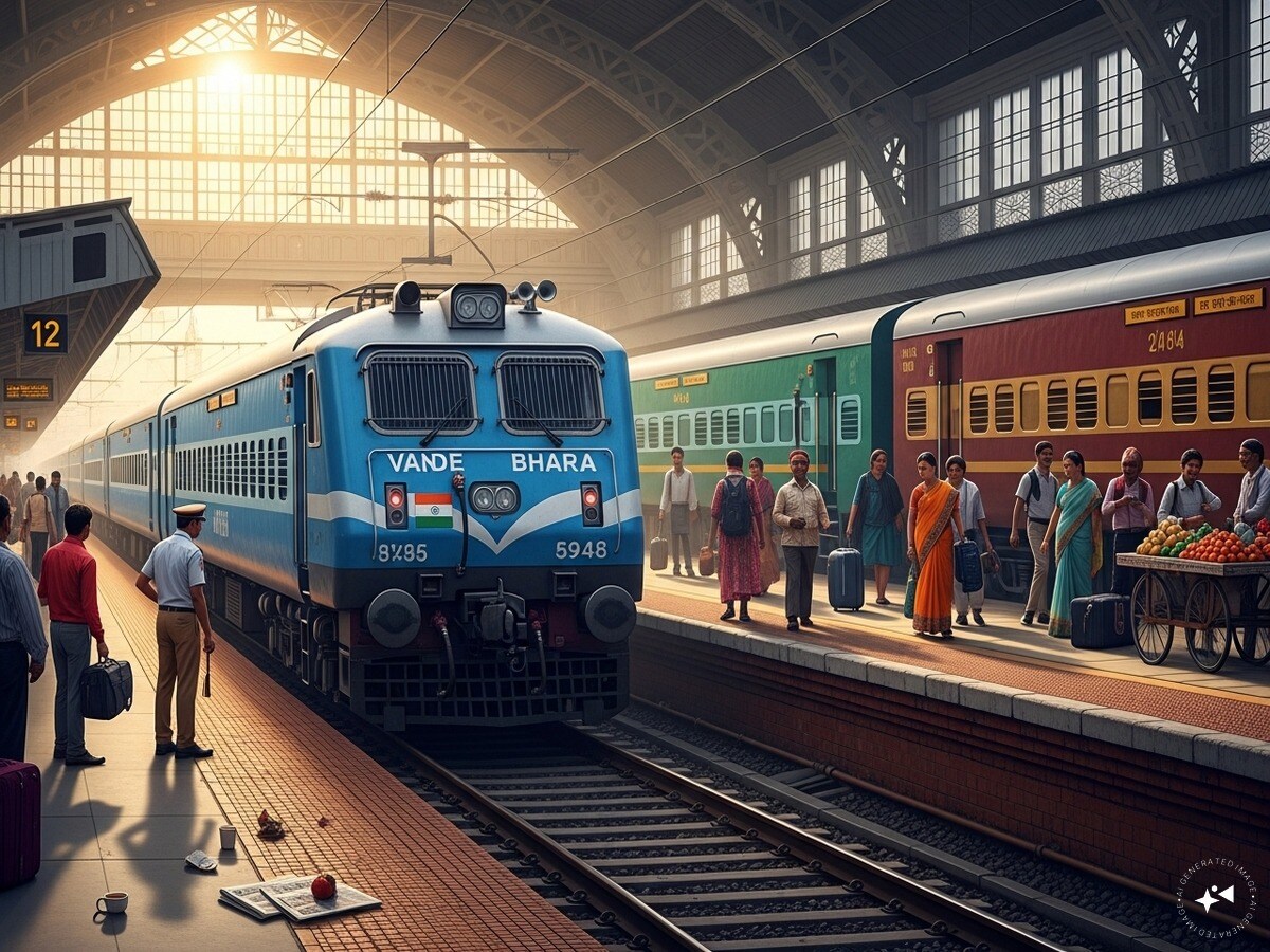Why Train Coaches Are Painted Blue, Red, Green And Brown, What Each ...