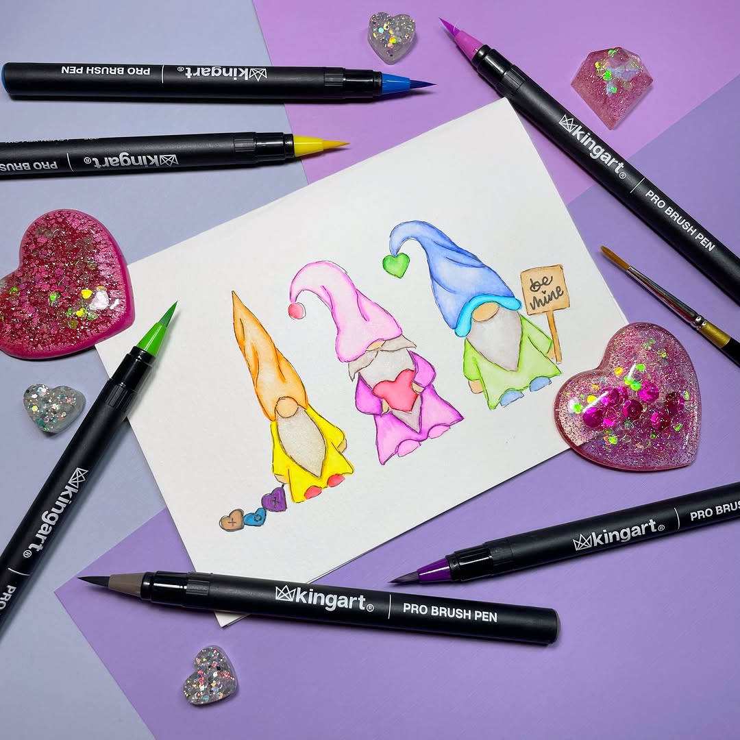 What Are Water Colour Pens? Are They Different From Regular Sketch Pens ...