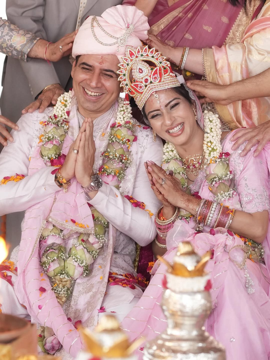 Kyunki Saas Bhi Kabhi Bahu Thi Actors Ashlesha Savant And Sandeep ...