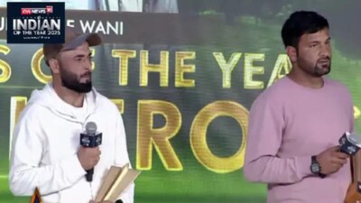 CNN-News18 Indian Of The Year: Rauf Wani And Sajjad Bhat Honoured For ...