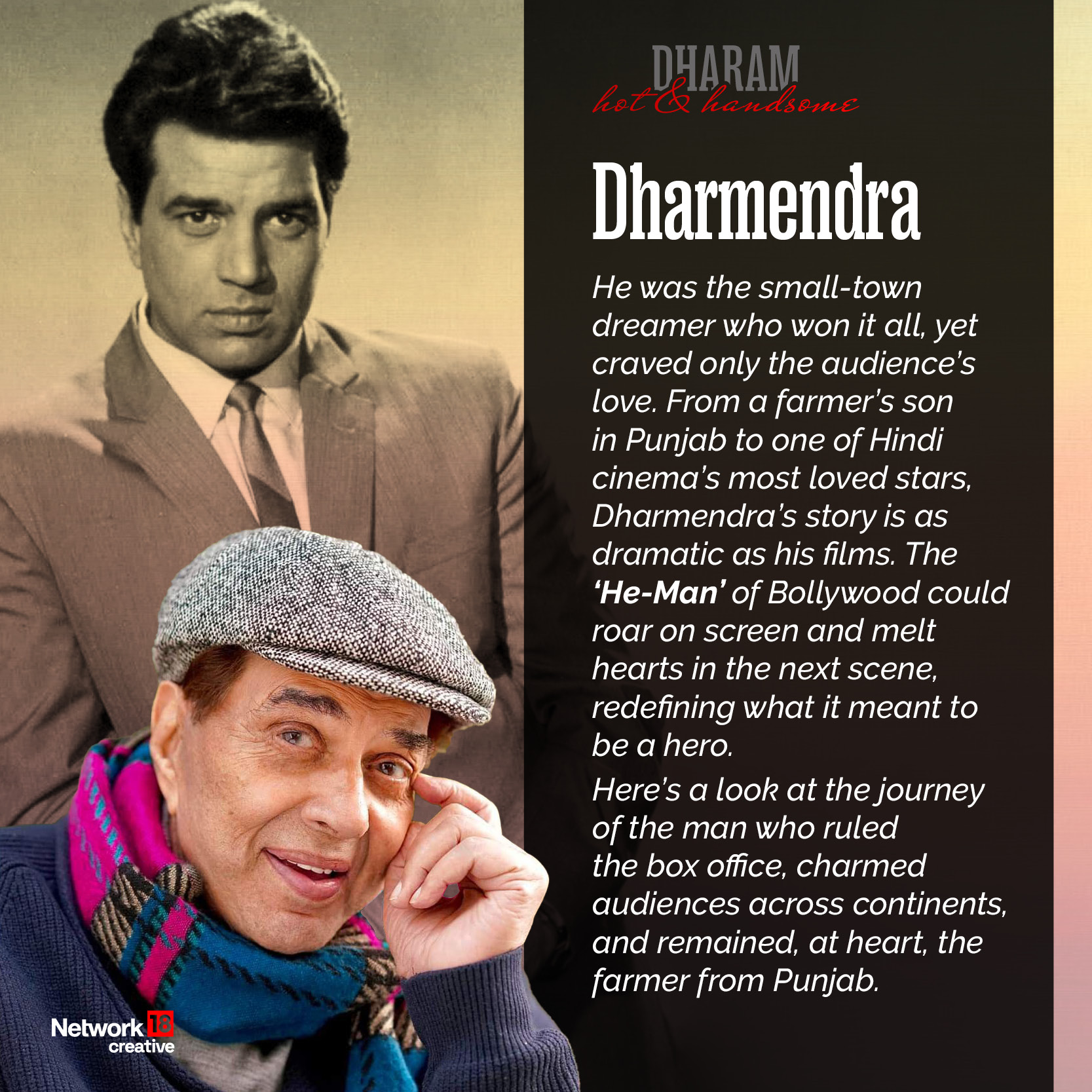 Dharmendra No More: The He-Man Who Made Hearts Melt | GFX