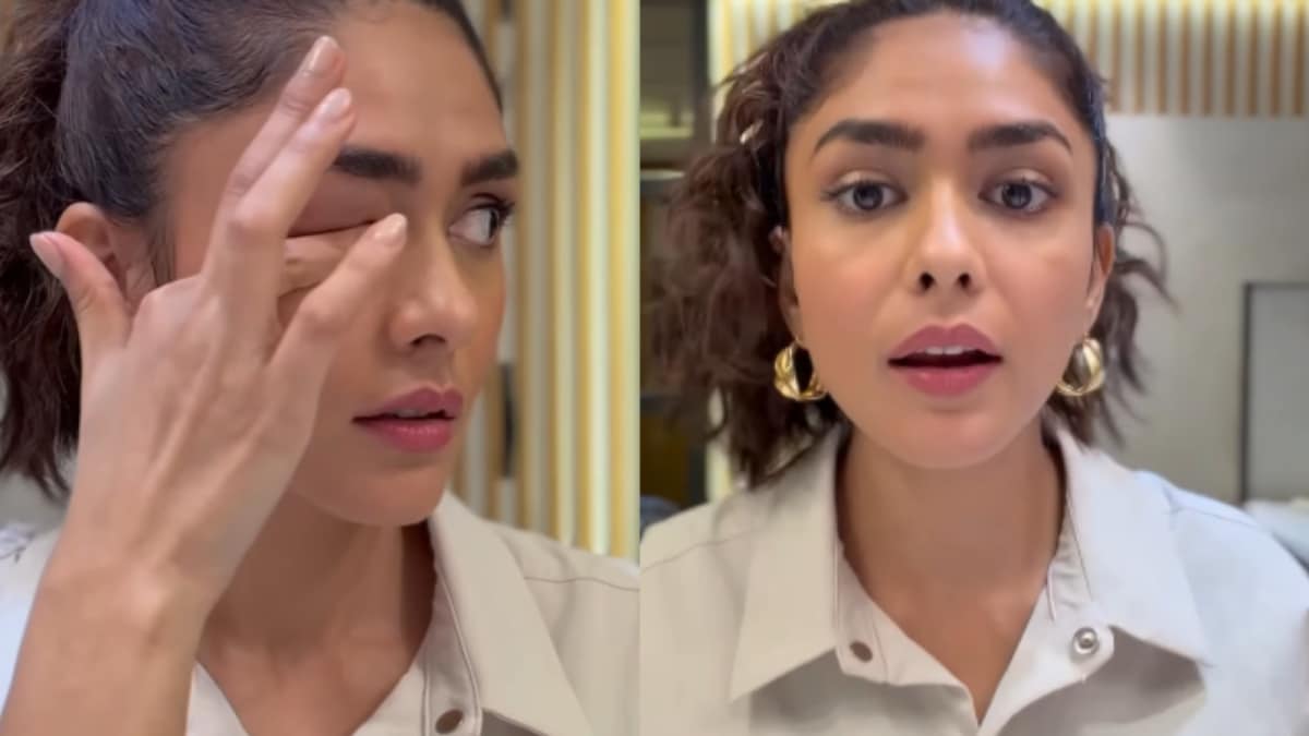 Mrunal Thakur’s Eye-Makeup Smudge Proves She Is Just Like Us: Watch ...