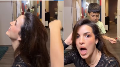 Natasa Stankovic Has Got The Cutest Hairstylist In Son Agastya, And We ...