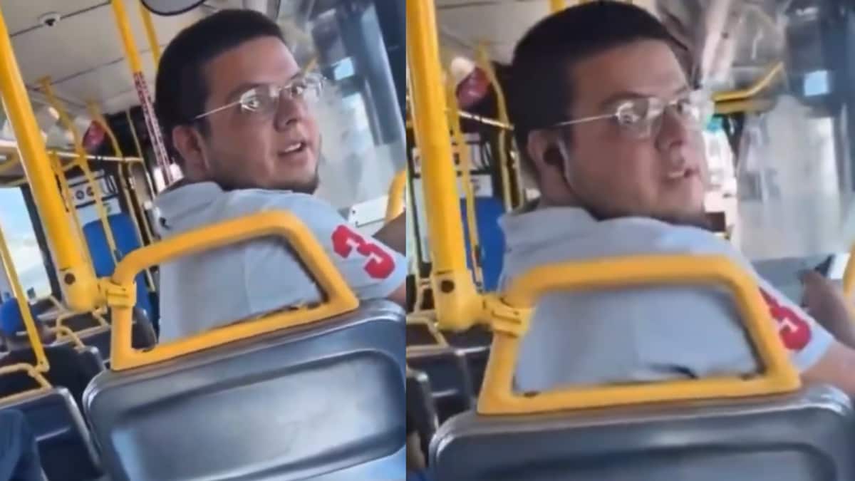 ‘Will You Stop?’: Woman Abuses Man Inside Bus, Threatens To Take Police ...
