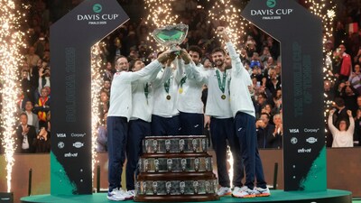 Hat-Trick! Jannik Sinner-Less Italy Beat Spain 2-0 To Win Davis Cup ...