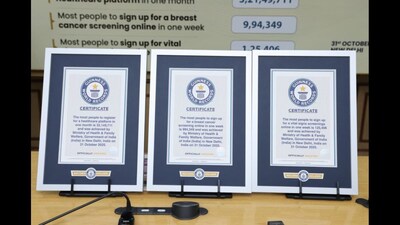 India Breaks 3 Guinness World Records Under 'Swasth Nari, Sashakt ...