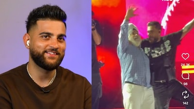 Karan Aujla Wins Hearts In Abu Dhabi After Dancing With 71-Year-Old Fan ...
