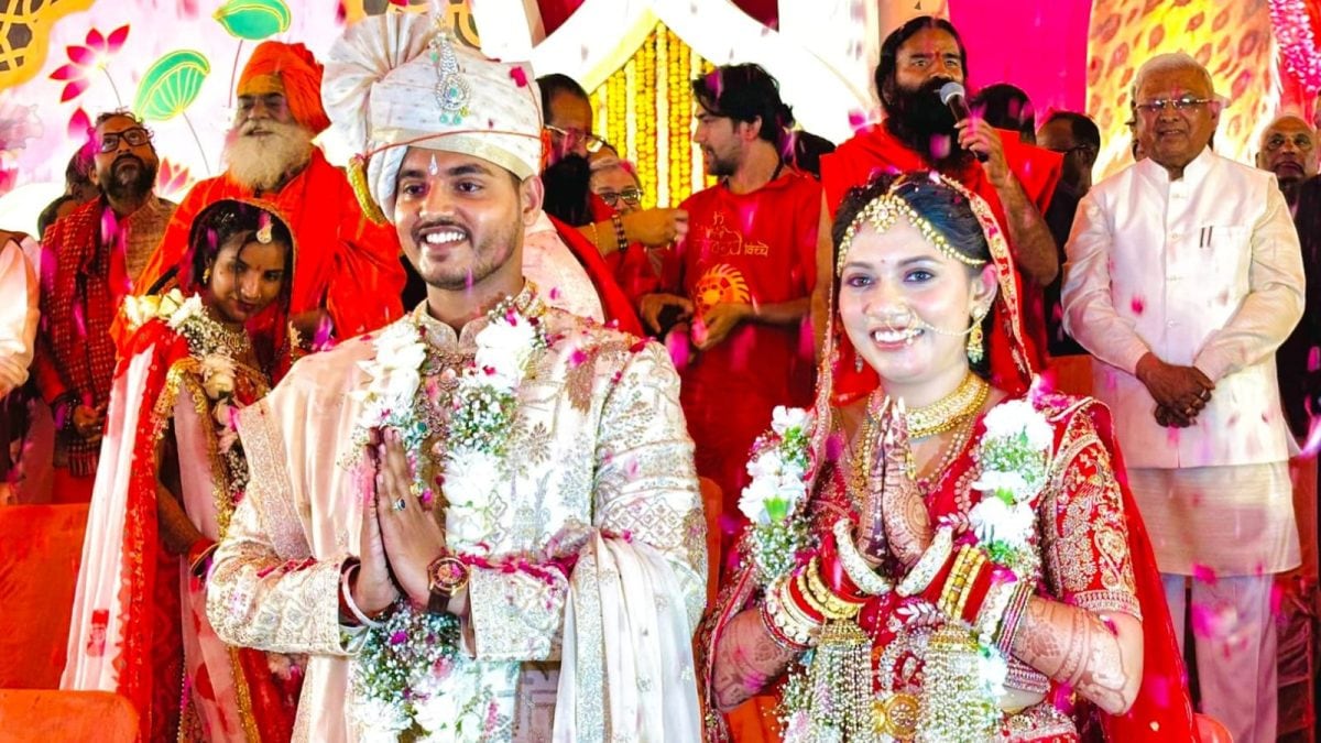 Madhya Pradesh CM Mohan Yadav's Son Abhimanyu Yadav Ties Knot At Mass ...