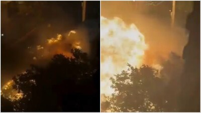 Massive Fireball Seen As Car Explodes During Fire In New York City ...