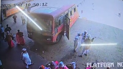 Boy Killed, Several Injured After Bus Crashes Onto Platform At Nashik ...