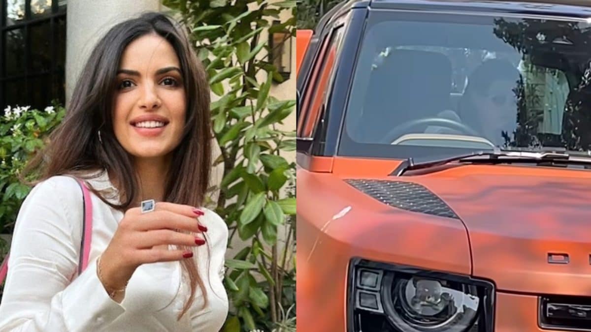 Natasa Stankovic Flaunts New Rs 3.04-Crore Orange Land Rover Defender ...