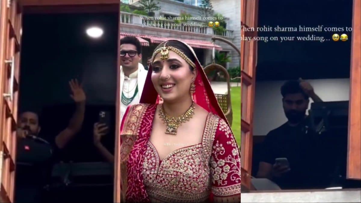 Rohit Sharma Gatecrashes Couple's Wedding Photoshoot, Dances To 'Mere ...