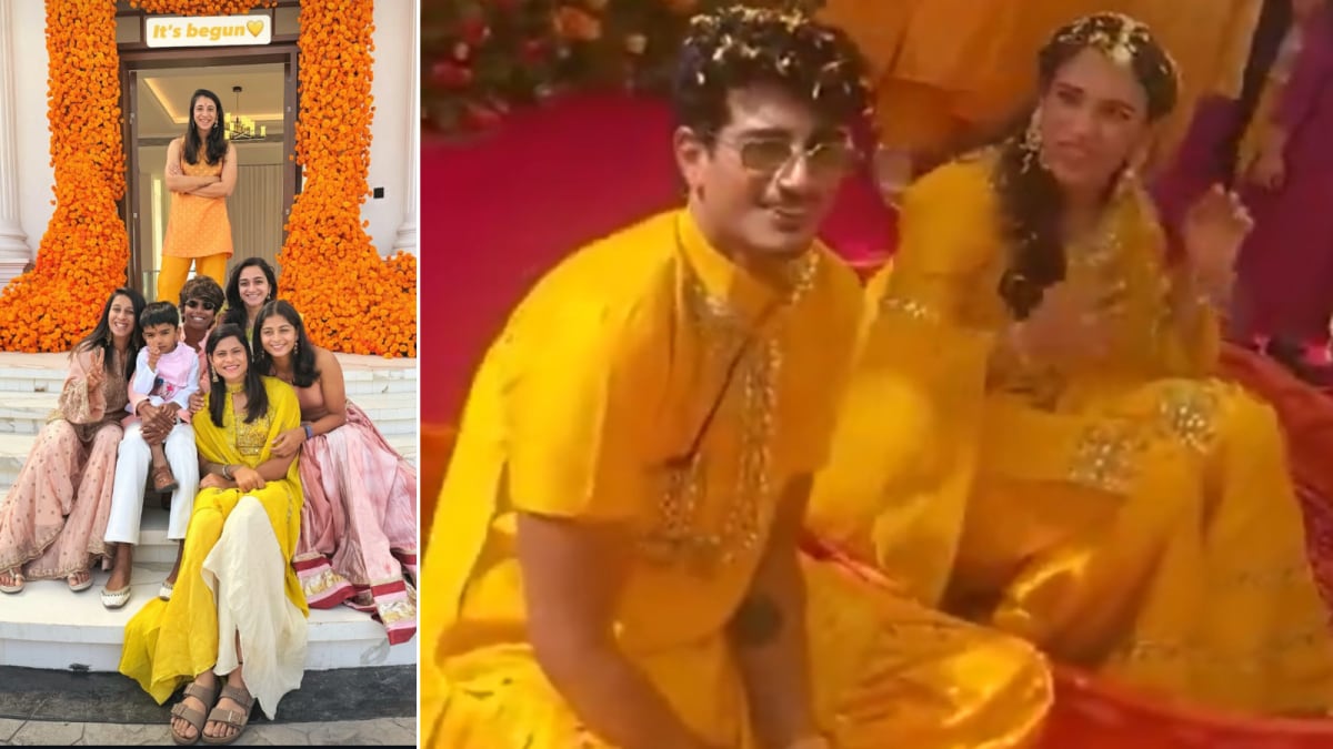 Smriti Mandhana-Palash Muchhal's Haldi Video & Pics Viral, Internet Can't Help But Go 'Aww ...