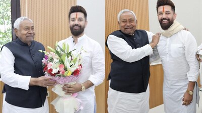 Chirag Paswan Meets Nitish Kumar As NDA Sweeps Bihar Polls, Dodges ...