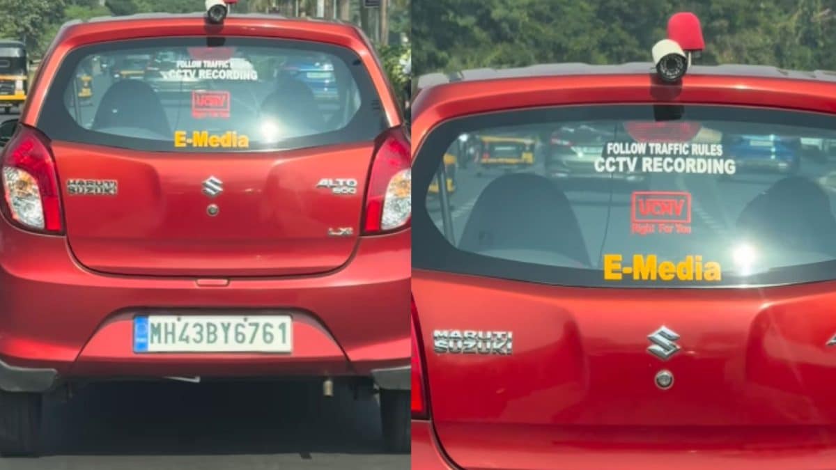 Maharashtra Man Installs CCTV Camera With Mic On ‘Lord Alto’ For Rear ...