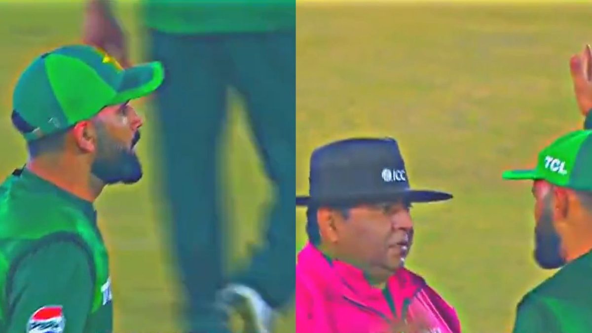 Fakhar Zaman Challenges Umpire After Controversial Not Out Call, Video ...