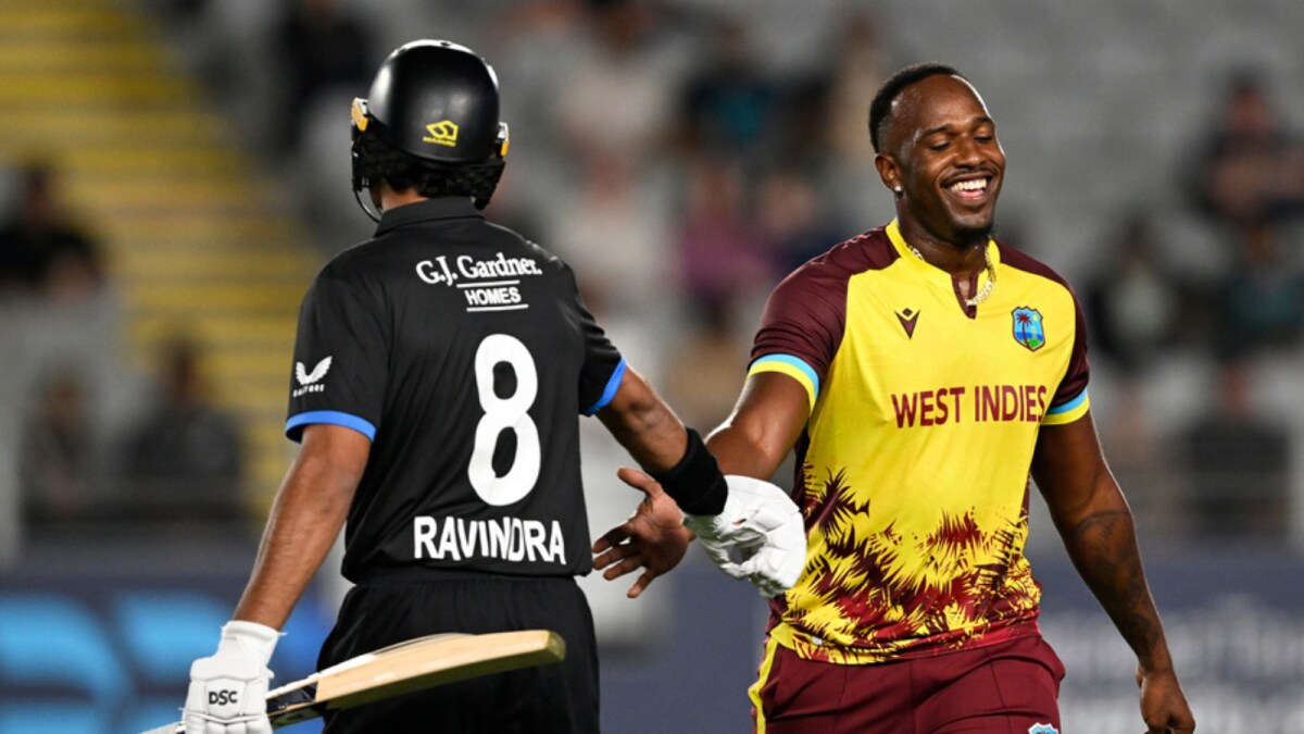 NZ Vs WI, 1st T20I: West Indies Secure Thrilling Seven-Run Victory Over ...