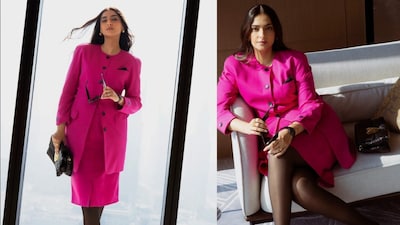 Sonam Kapoor Channels Princess Diana In Barbie-Core Vintage Suit ...
