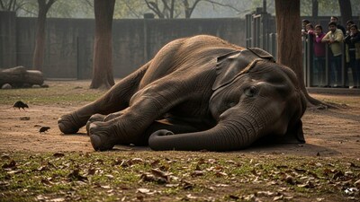 Viral Infection Behind Death Of Delhi Zoo’s African Elephant, Post ...