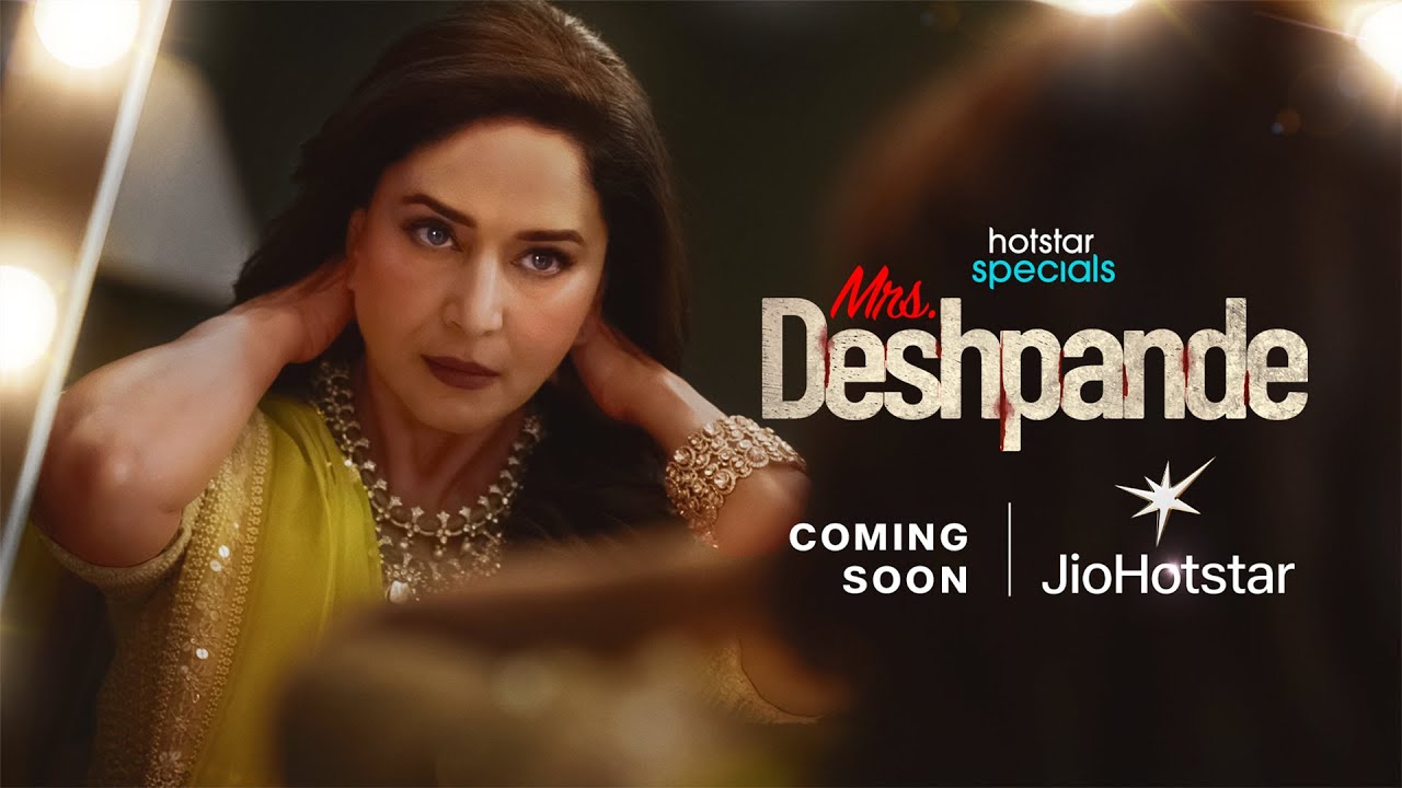 Madhuri Dixit Plays Serial Killer in Mrs. Deshpande JioHotstar Series